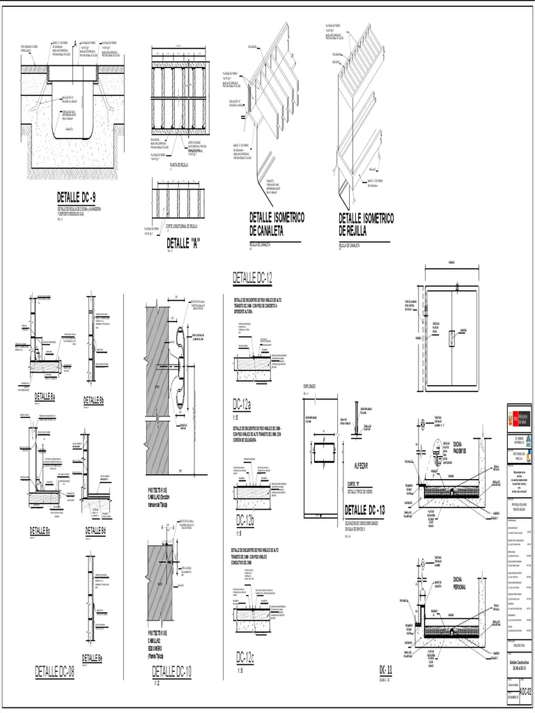 ADC-02 - Detalles Constructivos DC-08 Al DC-13 | PDF