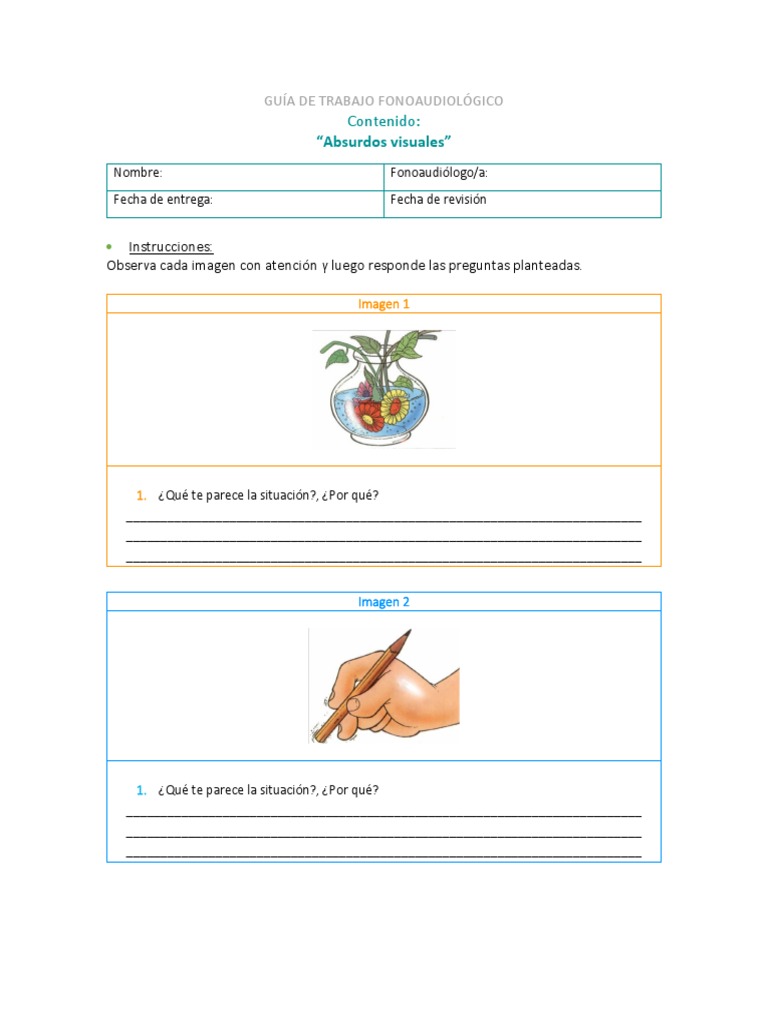 Absurdos Visuales (Guía) | PDF