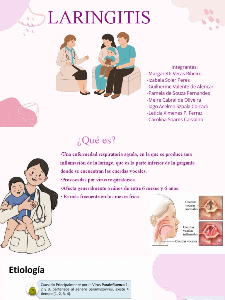 Laringitis Exposición | PDF | Medicina CLINICA | Especialidades Medicas
