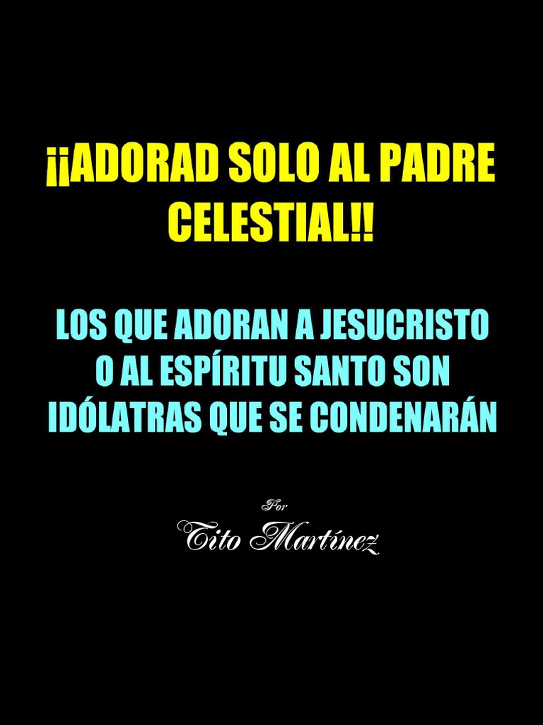 Tito Martínez | PDF | espíritu Santo | Jesús