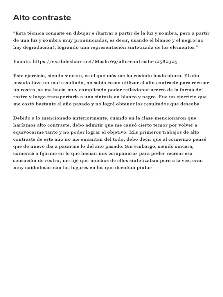Alto Contraste | PDF