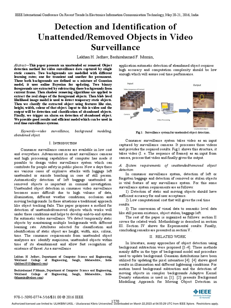 02 Detection - and - Identification - of - Unattended - Removed ...