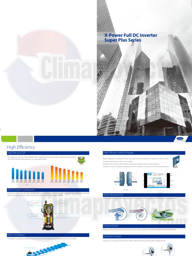 X-Power Full DC Inverter Super Plus Series: Dimensions | PDF | Heat ...