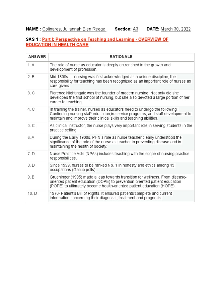 Hes 008 - Sas 1 | PDF