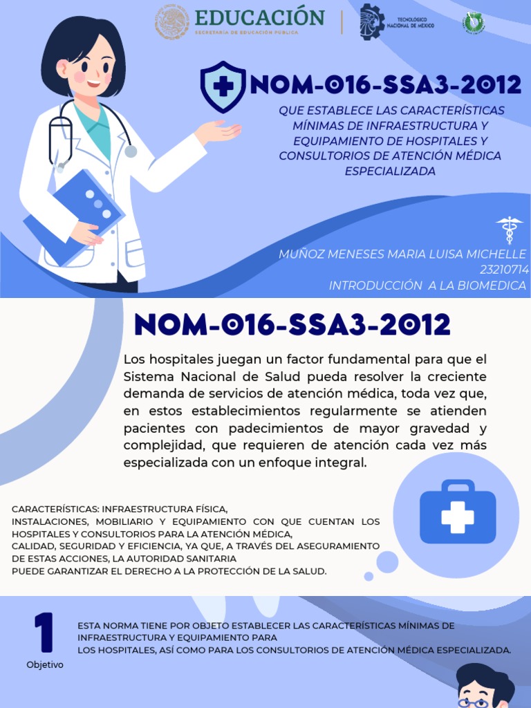 Nom 016 Ssa3 2012 | PDF | Hospital | Cuidado de la salud