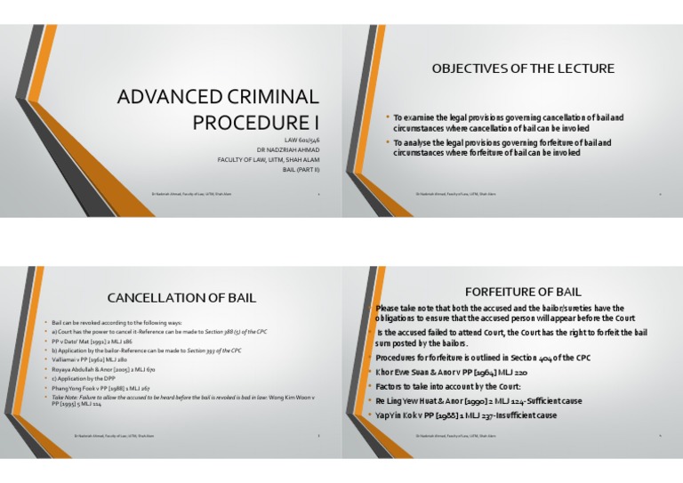 Bail Part 2 | PDF | Bail | Misconduct