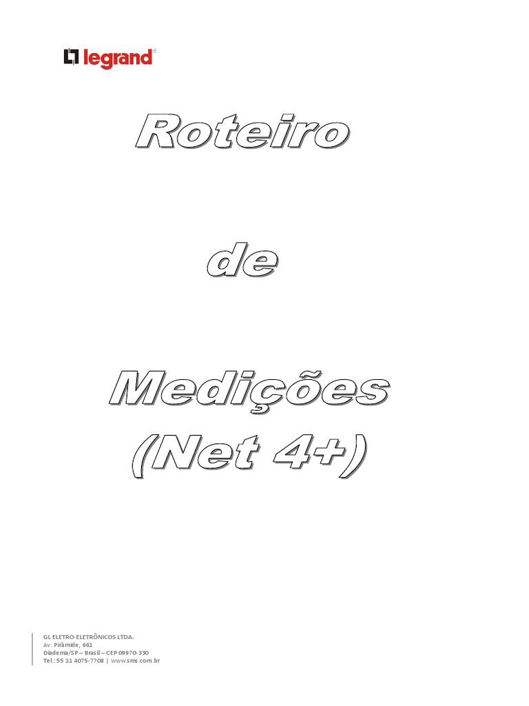 Roteiro Medição Net4+ Antigo | PDF | Fonte de energia | Engenharia ...