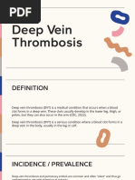 DVT Concept Map-1 | PDF | Thrombus | Bleeding