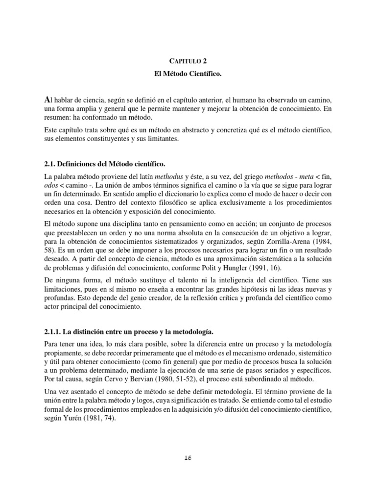 Modulo 1 - Lectura 1 - El Metodo Científico | PDF | Método científico ...