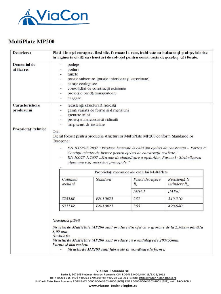 Fisa Tehnica MultiPlate MP200 | PDF