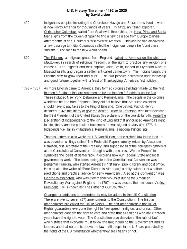 US History | PDF | American Government | Presidents Of The United States