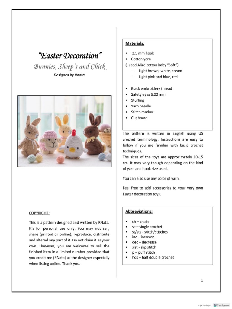 Easter Decoration Set4-1 | PDF