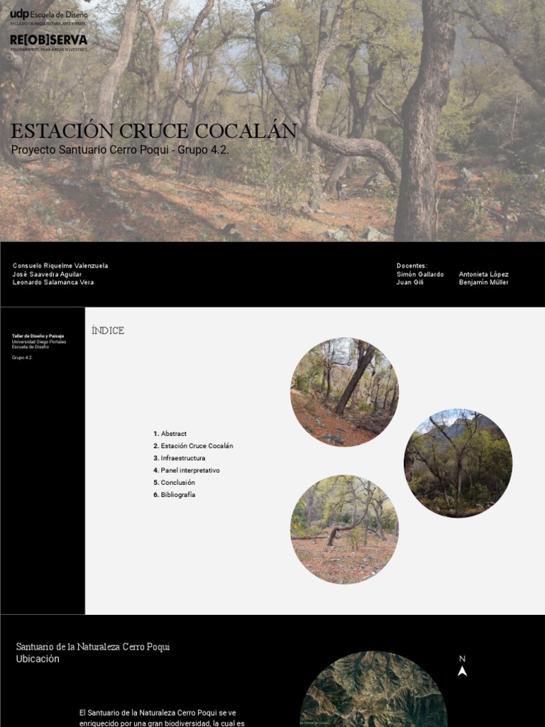 Estación Cruce Cocalán: Proyecto Santuario Cerro Poqui - Grupo 4.2 ...