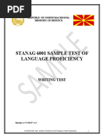 STANAG 6001 Level 2 Test | PDF