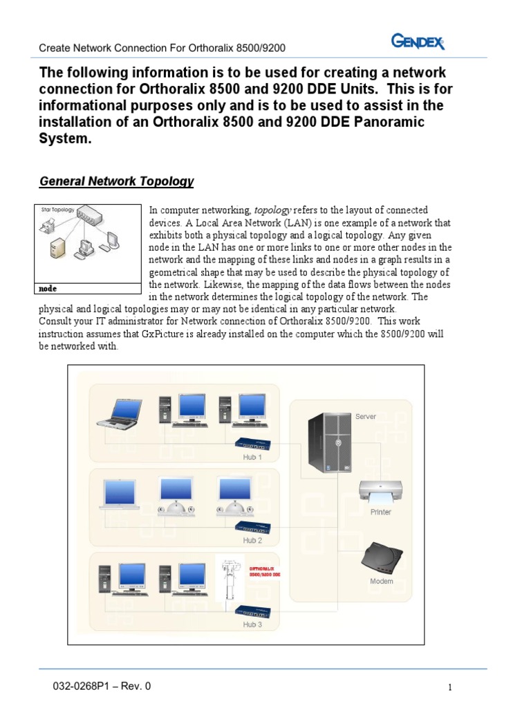 Create Network Connection For 8500 and 9200-DDE | Download Free PDF | Network Topology ...