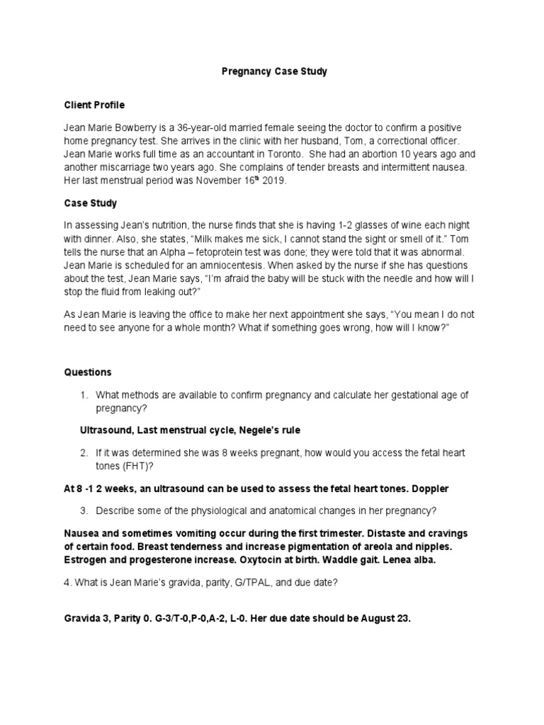 Pregnancy Simulation Scenario Student | Download Free PDF | Pregnancy ...
