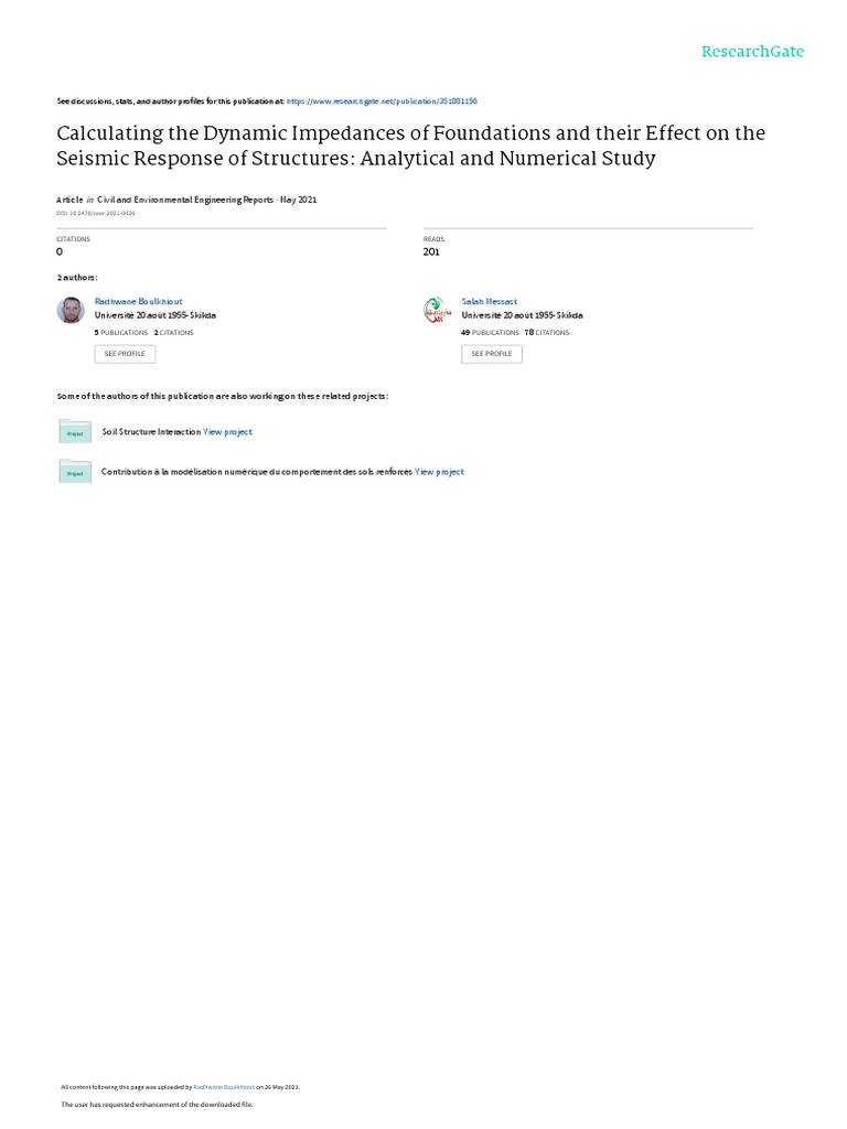 Article CEER | PDF | Finite Element Method | Normal Mode