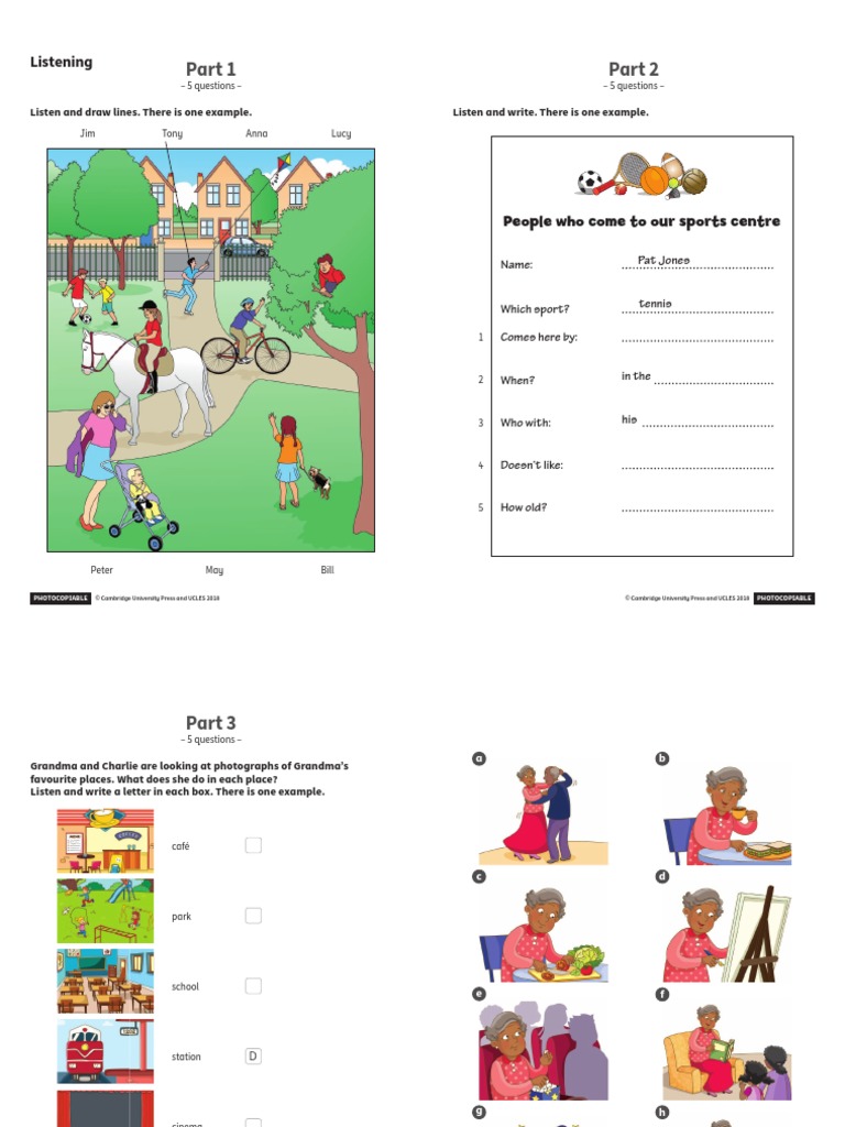 PU2-MT - Towards A1 Movers Test | PDF