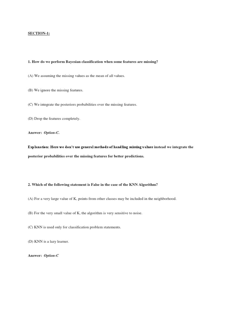 MCQs Dumps 2 | PDF | Dependent And Independent Variables | Artificial ...