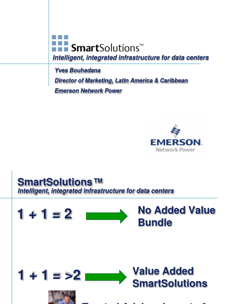 Emerson - Smart Solutions | PDF | Data Center | Engineering Thermodynamics