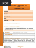 Grade 5 Term 3 Lesson Plan | PDF | Educational Assessment | Shape