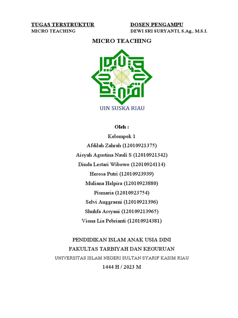 "Micro Teaching: Panduan Praktis" | PDF