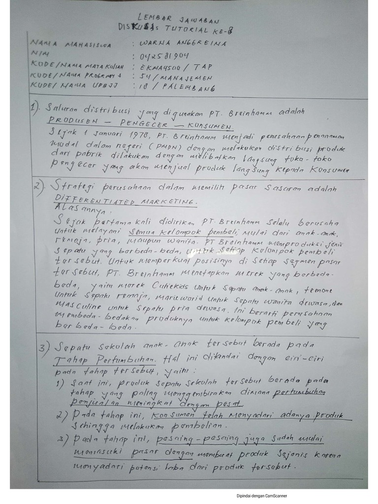 Diskusi 8 TAP | PDF