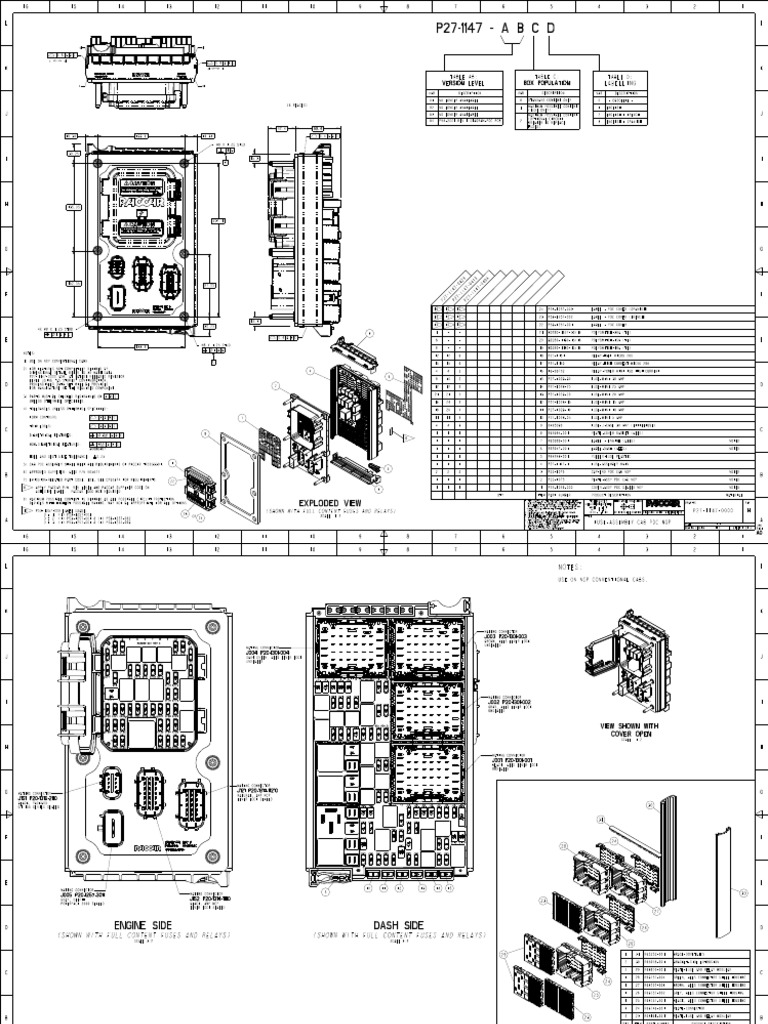 P27-1147 - A B C D: Exploded View | PDF | Engineering Tolerance ...