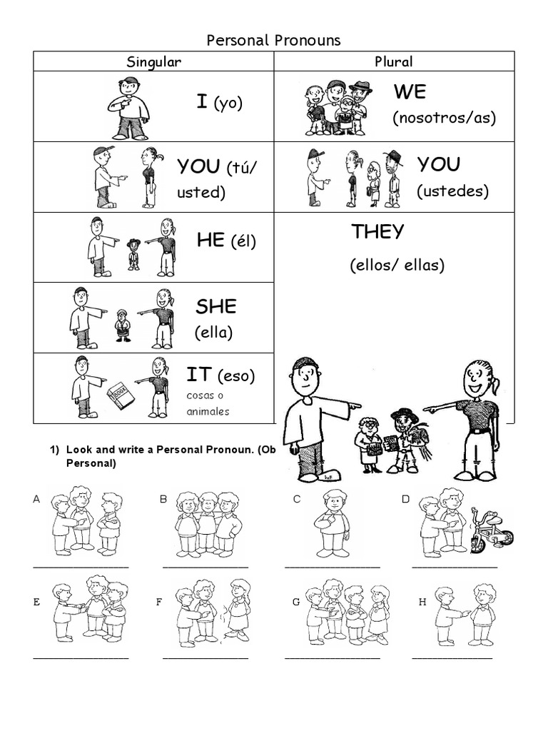 Personal Pronouns | PDF