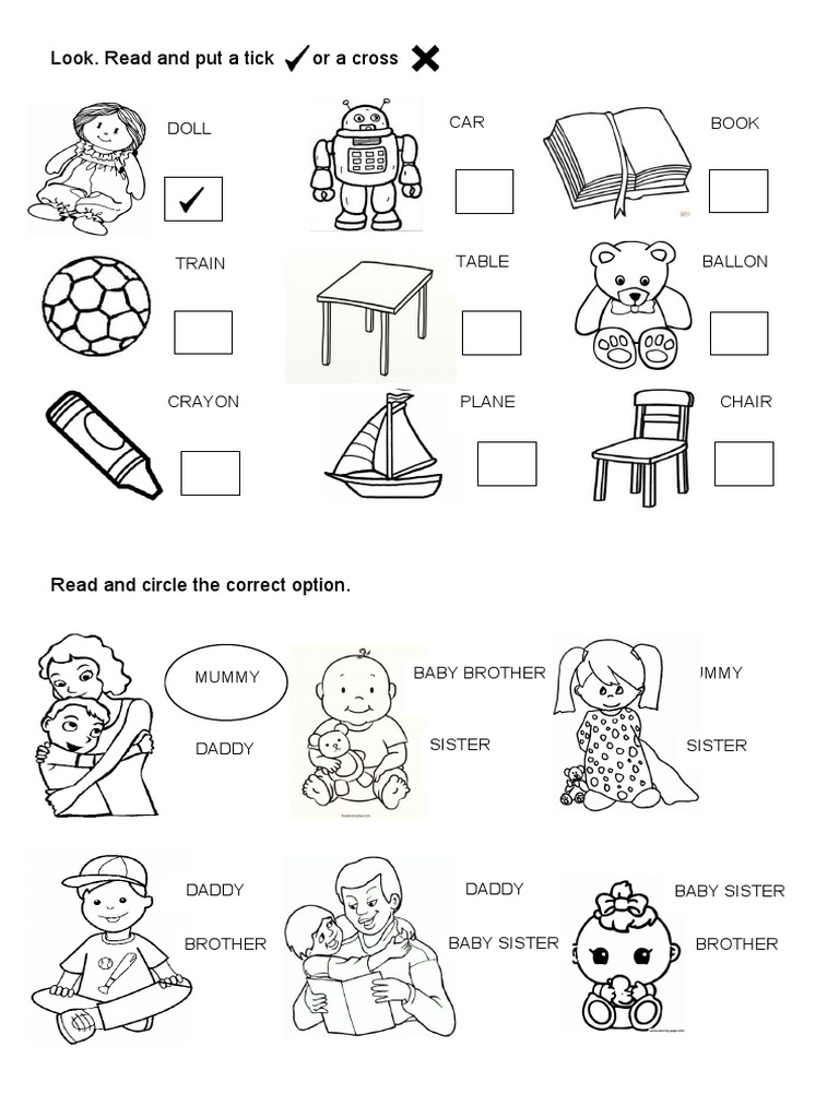 Look. Read and Tick | PDF