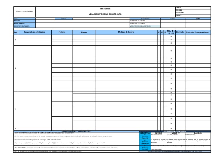 Formato ATS en Blanco | PDF
