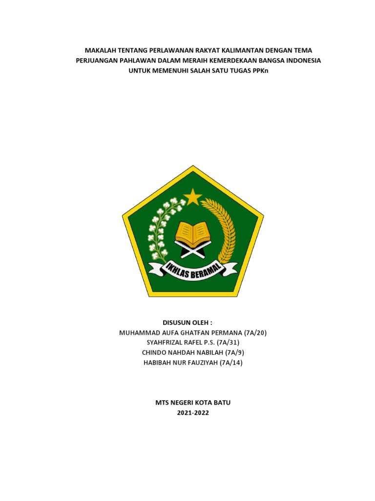 Perlawanan Rakyat Kalimantan 1941-1945 | PDF