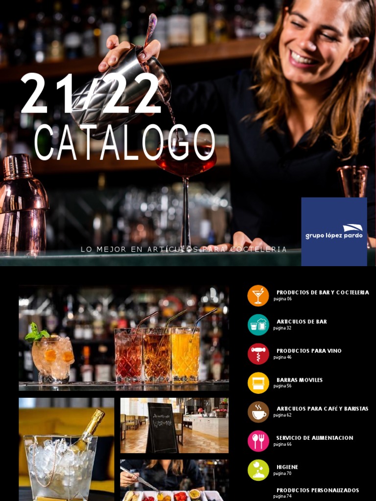 Catálogo Coctelería | PDF | Cócteles | Bebida