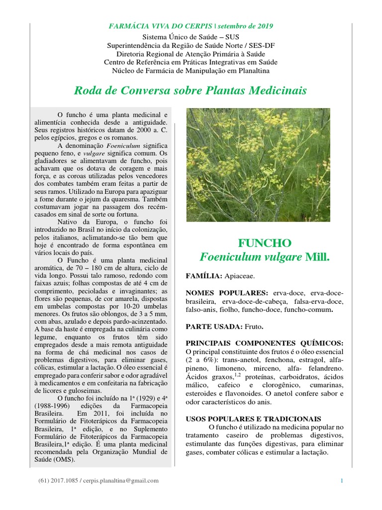 Folheto Funcho | PDF | Funcho