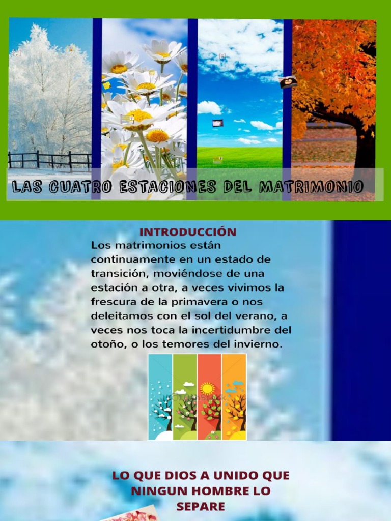 Las Cuatro Estaciones Del Matrimonio | PDF