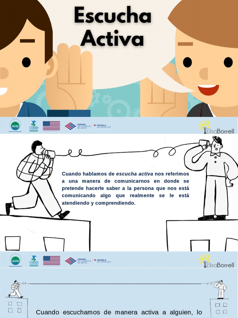 Escucha Escucha Activa Activa | PDF | Comunicación | Comunicación no verbal