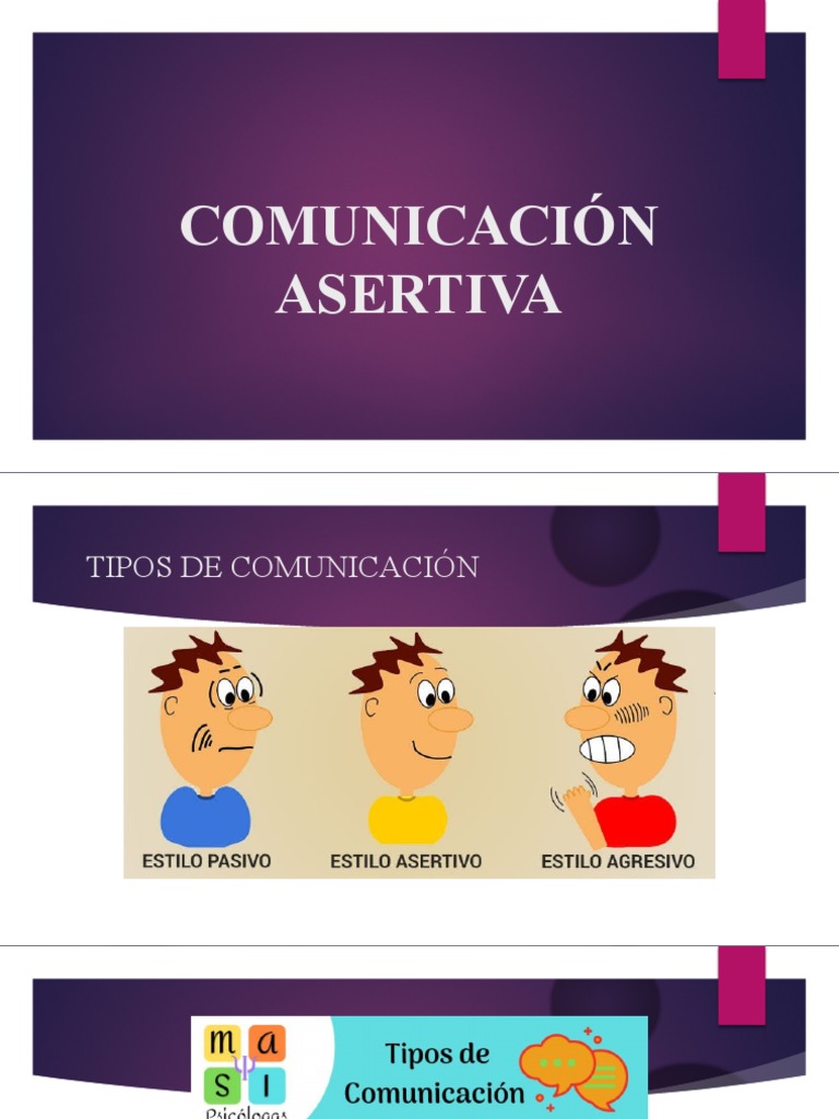Comunicación Asertiva | PDF