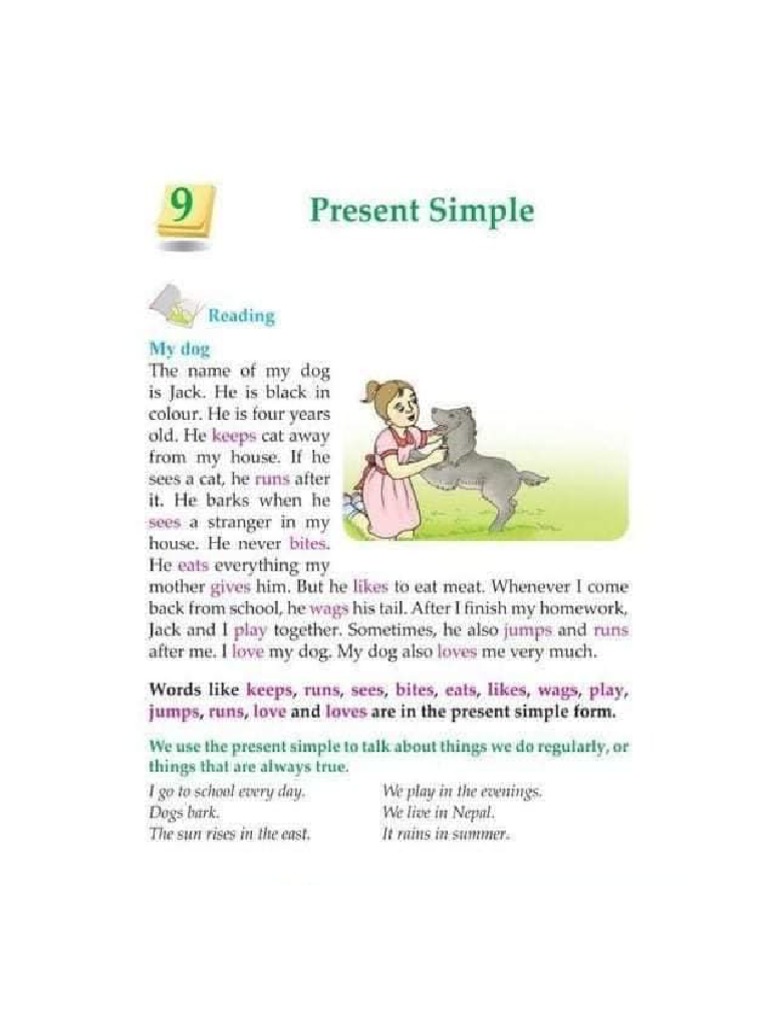 Present Simple Story 3 | PDF