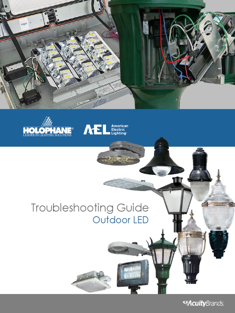 Outdoor LED Troubleshooting Guide | PDF | Electrical Connector | Troubleshooting