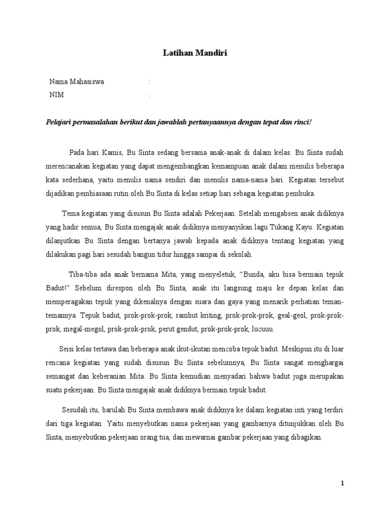 Contoh Soal Tap | PDF