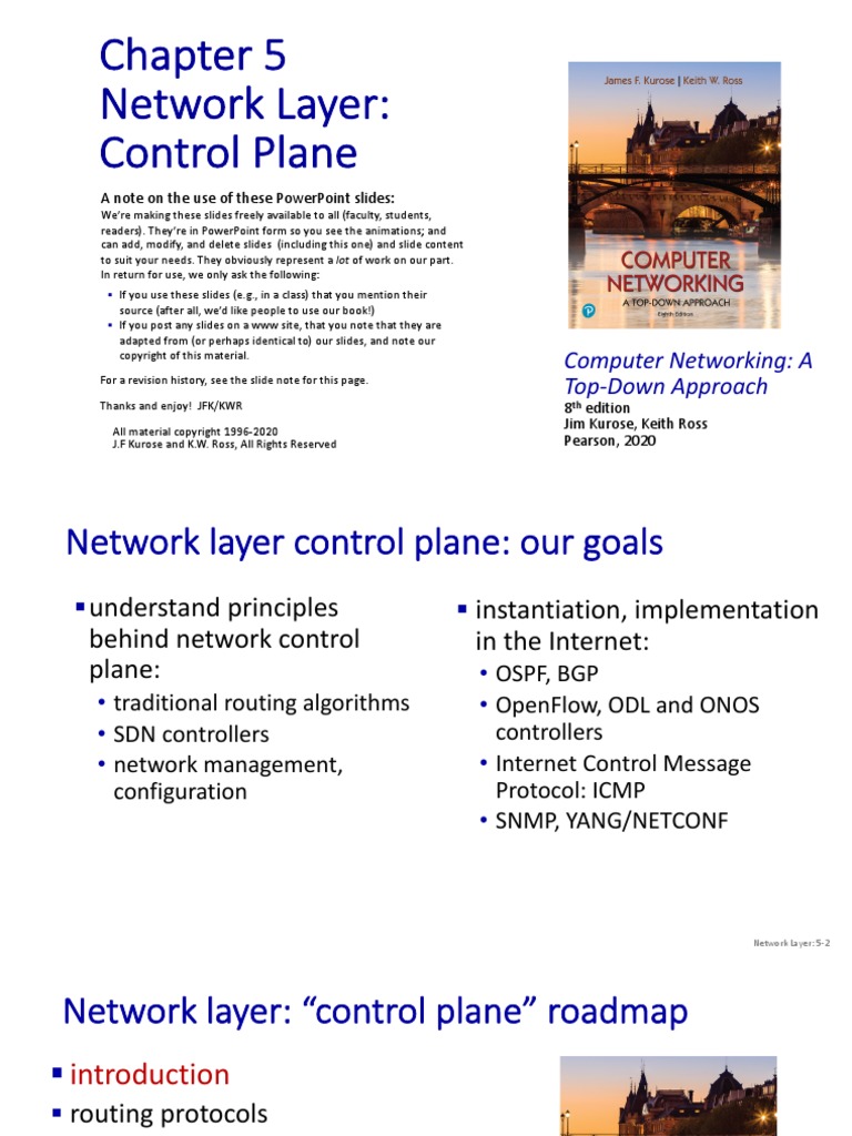 Chapter - 5 - v8.0 Network Layer - Control Plane | PDF | Routing | Computer Network