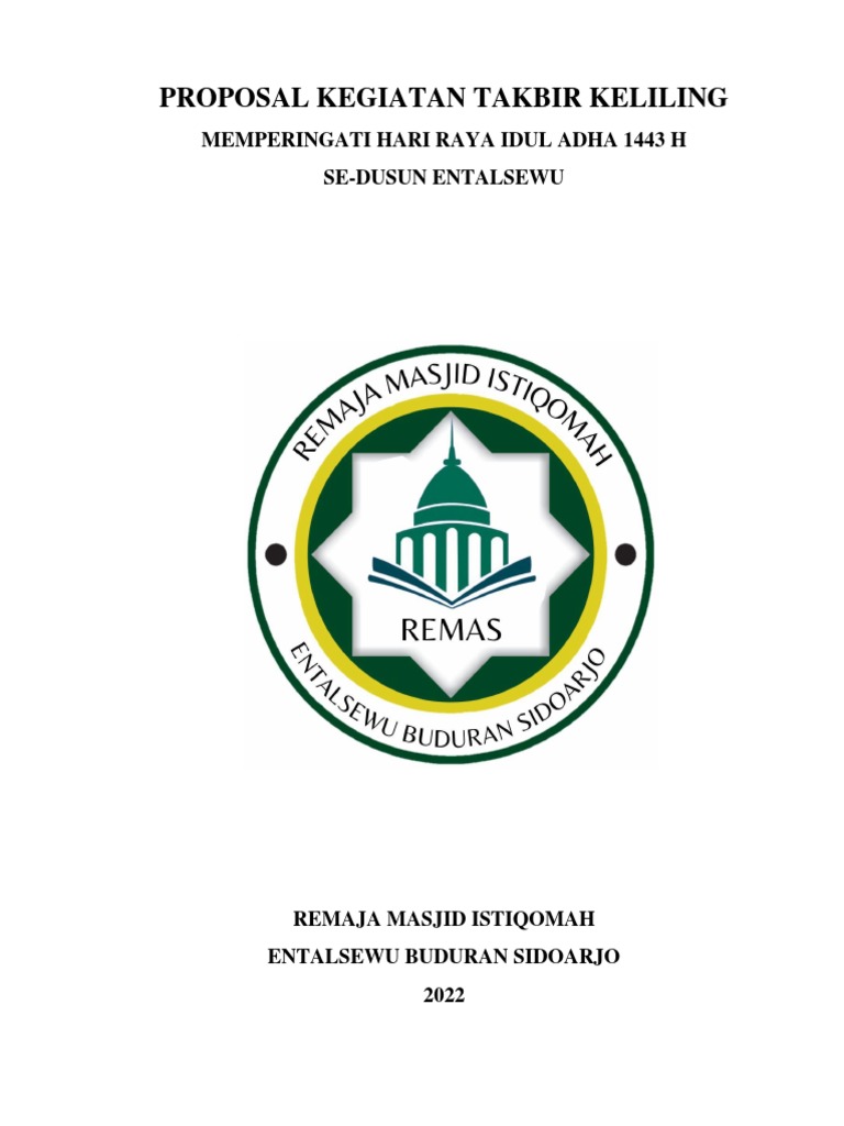 Proposal Takbir Keliling | PDF