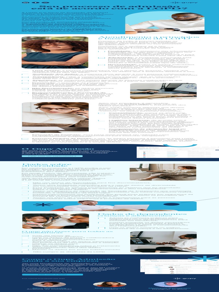 Checklist Admissao LGPD Gupy | PDF | Justiça | Crime e Violência