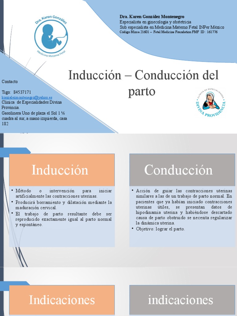 Inducción y Conducción del Parto | PDF | Parto | El embarazo