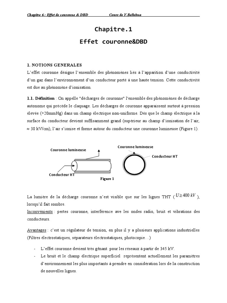 Chapitre 1 | PDF | Diélectrique | Électricité