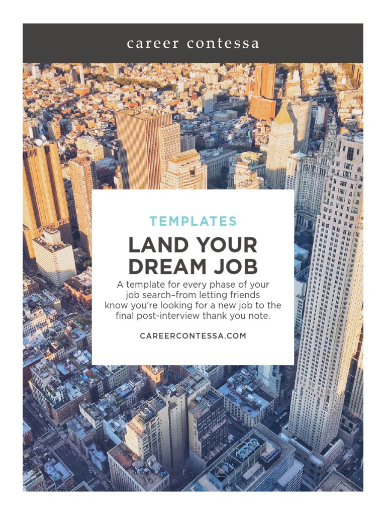 Land Your Dream Job Email Templates | PDF | Linked In | Résumé