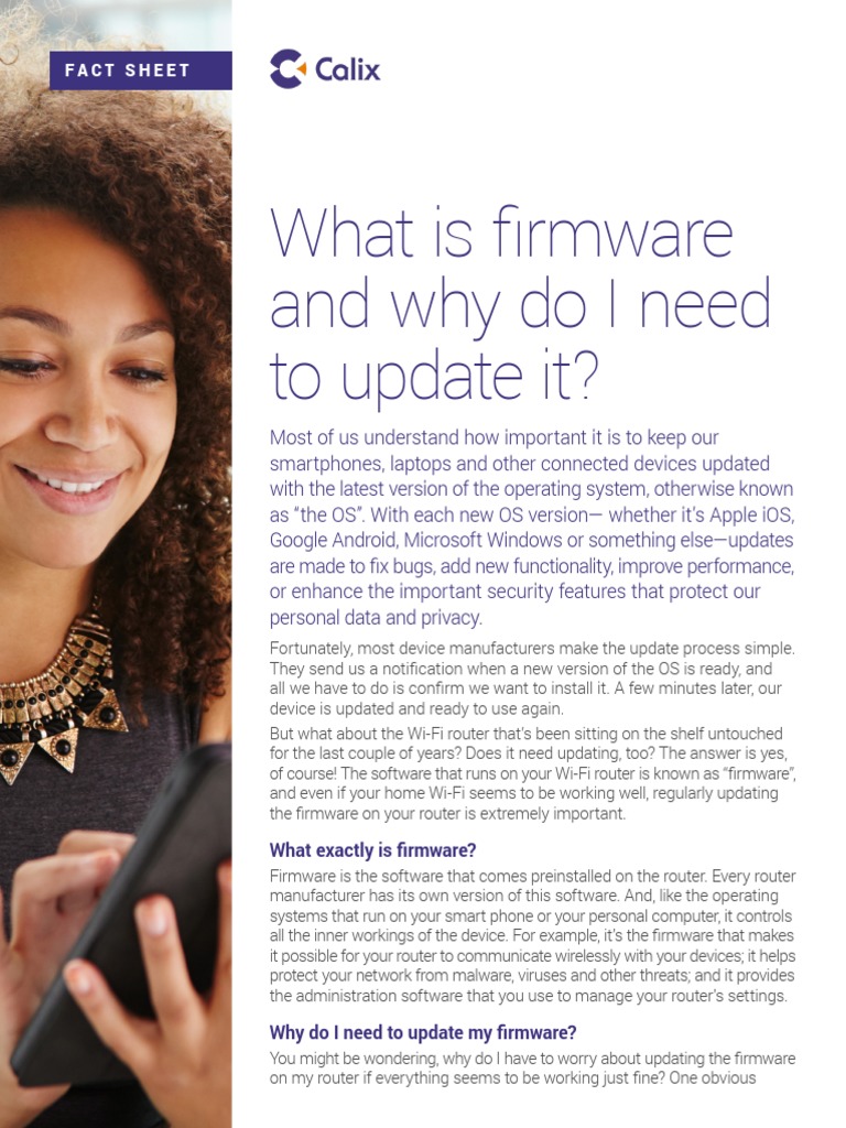 Calix What Is Firmware | PDF | Android (Operating System) | Computer ...