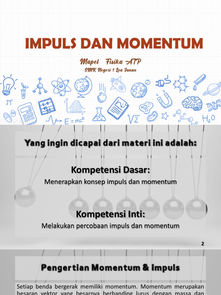 Fisika: Momentum dan Impuls | PDF