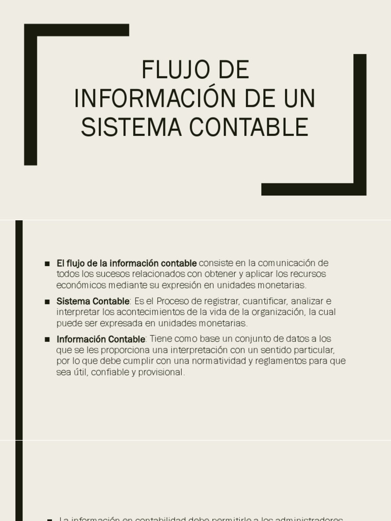 Flujo de La Información de Un Sistema Contable | PDF | Contabilidad | Business