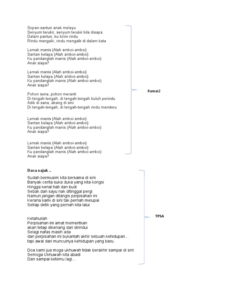 Lirik Lagu Persembahan | PDF